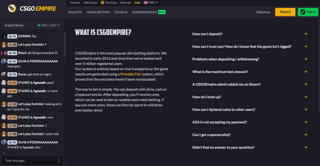 CSGO Empire Review - All You Need To Know About Platform